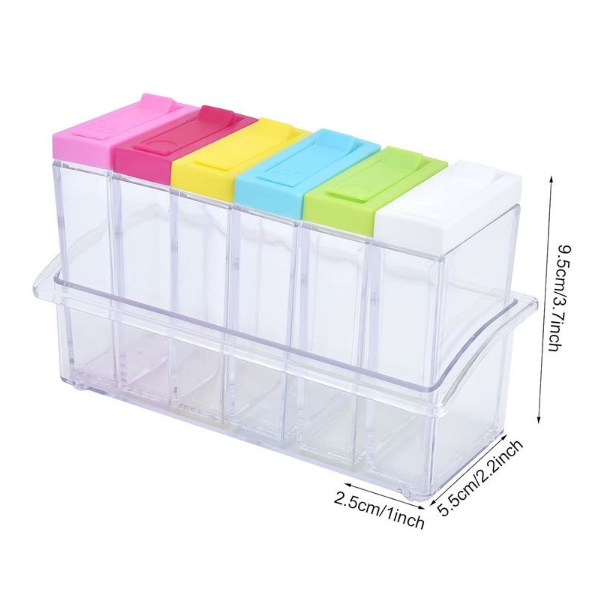 Multi-Functional 6 Boxes Seasoning Storage Set – SA's Prices Most ...